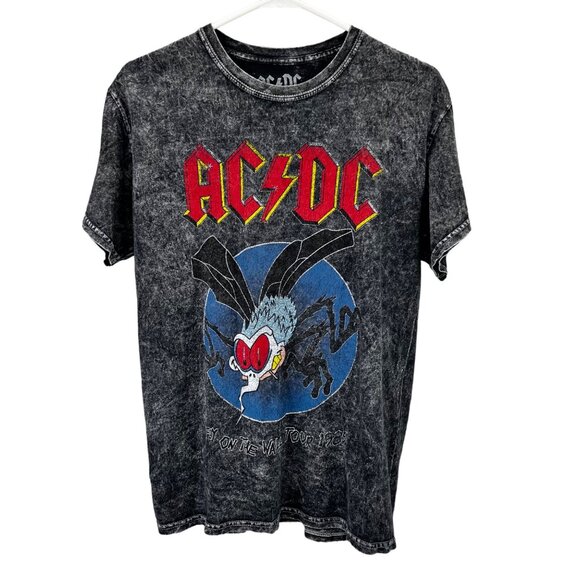 AC/DC | Shirts | Ac Dc Fly On The Wall Tour 985 T Shirt Remake S Adult ...